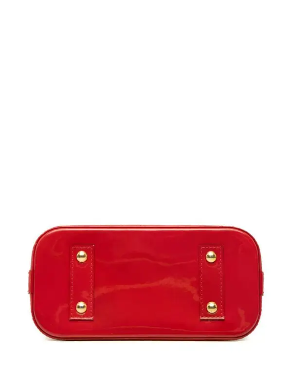 LOUIS VUITTON 2014 Monogram Vernis Alma Bb Satchel