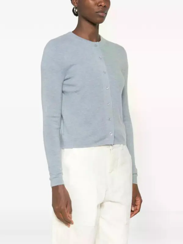 Eric Bompard Plain Knit Fitted Cardigan