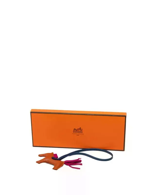 Hermès 2022 Milo Lambskin Grigri Rodeo Bag Charm Pm - Brown