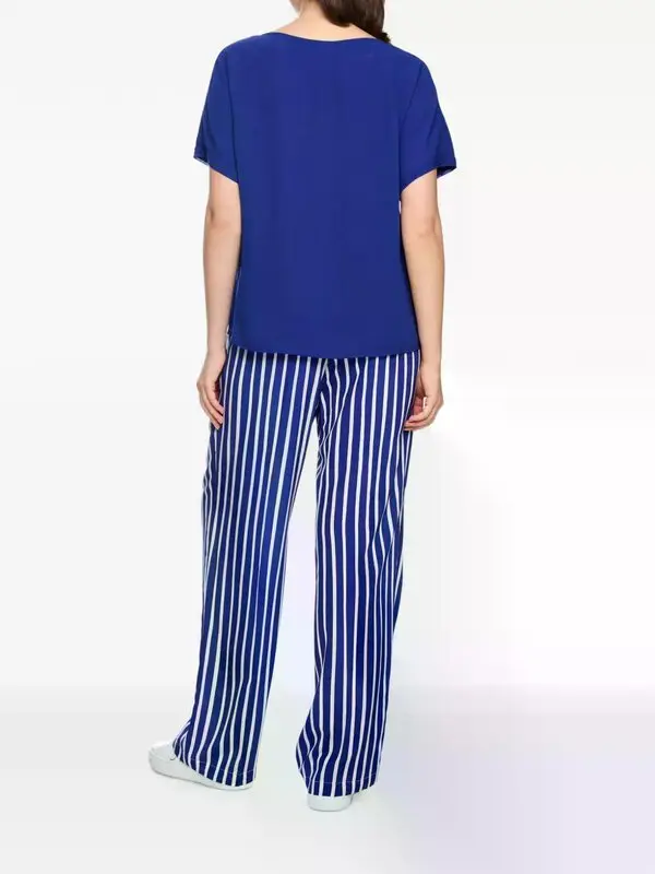 MARCCAIN Pleat-detail Short-sleeve Blouse