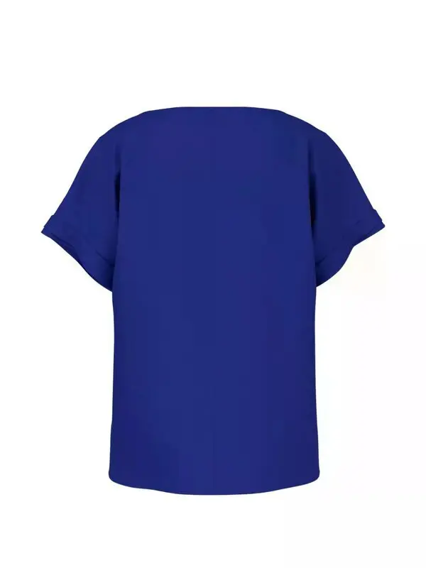 MARCCAIN Pleat-detail Short-sleeve Blouse