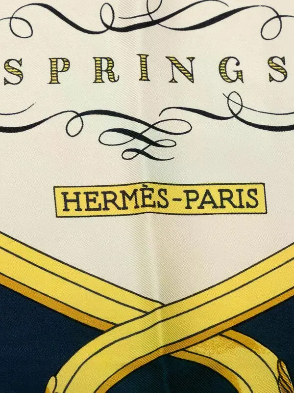 Hermès 2000-2020 Springs Silk Scarf 90 Scarves