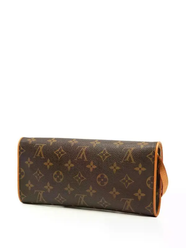 LOUIS VUITTON Monogram Pochette Twin Gm Crossbody Bag