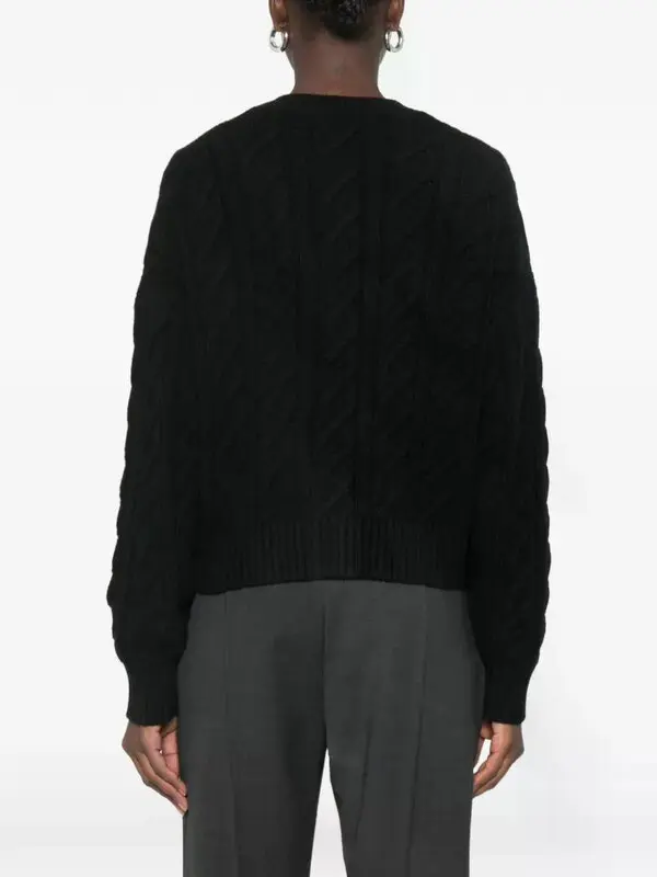 Eric Bompard Cable-knit Cashmere Cardigan