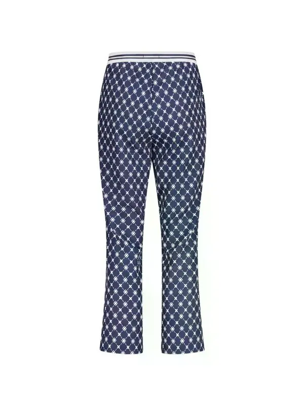 BETTY BARCLAY Geometric Print Flared Trousers