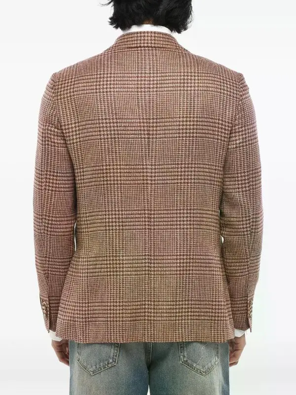 Corneliani Single-breasted Plaid Blazer