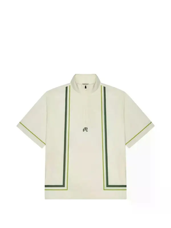 MALBON Stripe-trim Windshirt Jacket