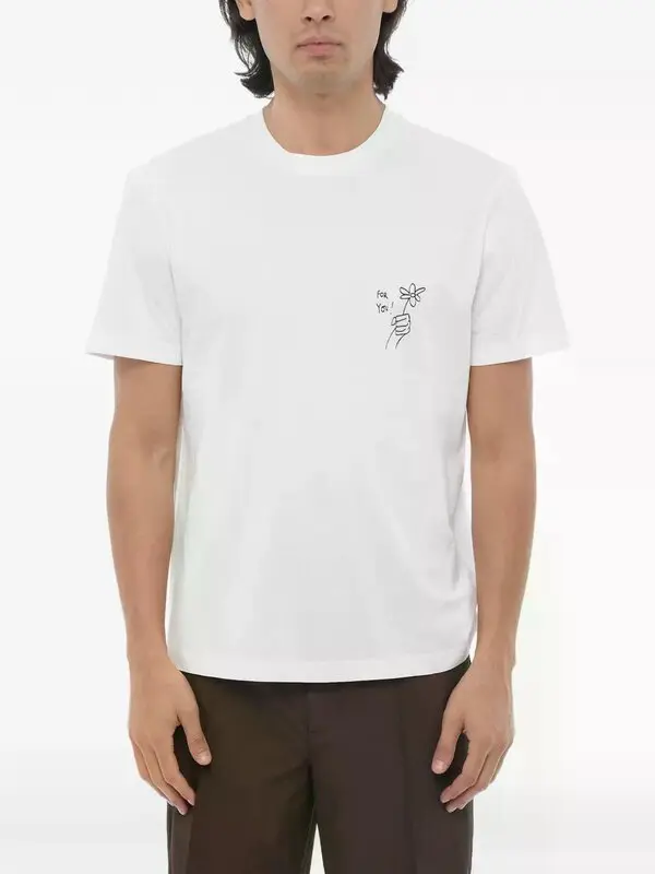 Neil Barrett Logo-print T-shirt - White