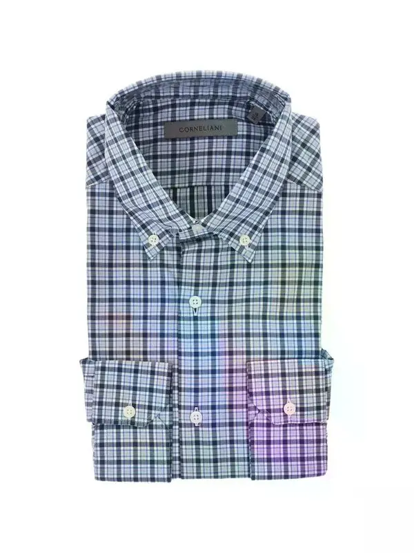 Corneliani Checked Button-down Shirt