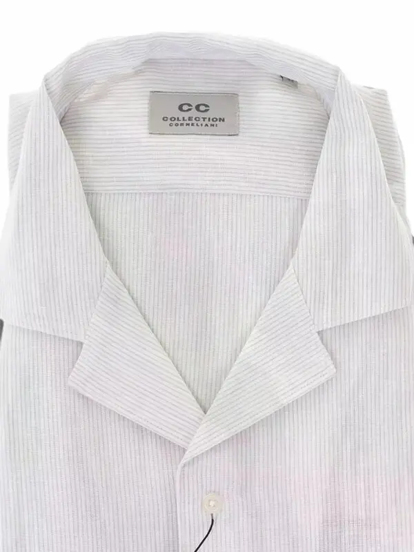 Corneliani Striped Camp-collar Shirt