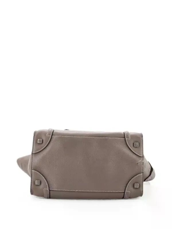 Celine Luggage Bag Grainy Leather Mini Tote Bag