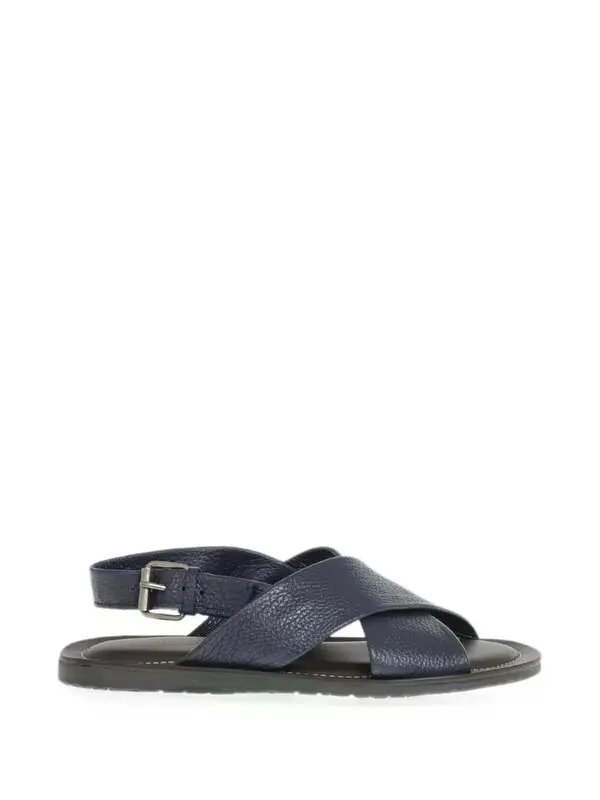 Corneliani Crossover-strap Slingback Sandals