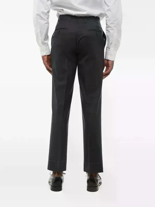 Corneliani Fresco-wool Pleated Trousers