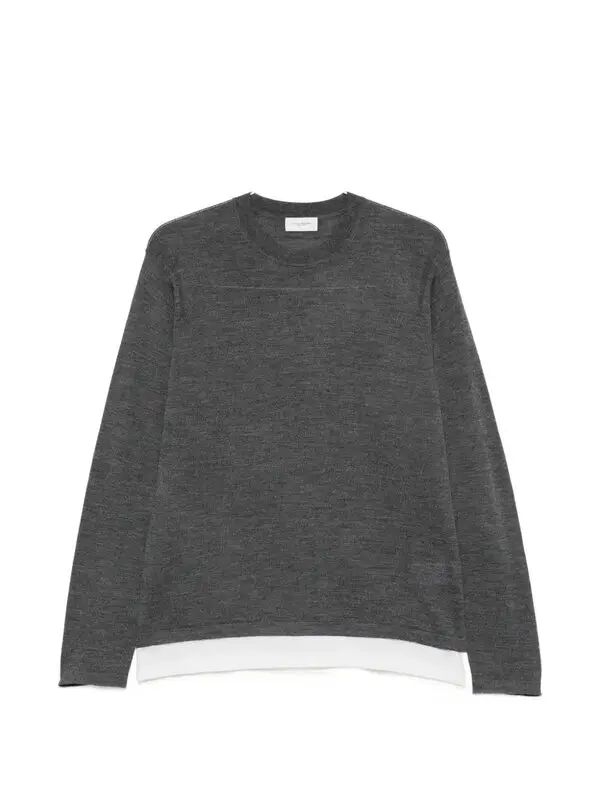 PAOLO PECORA Crew-neck Long-sleeve Sweater