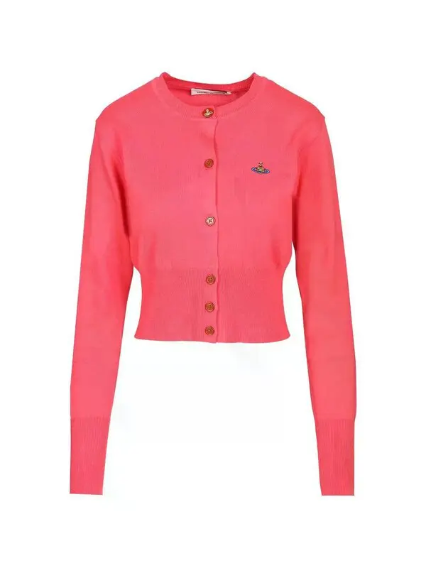 VIVIENNE WESTWOOD Bea Cropped Cardigan - Pink