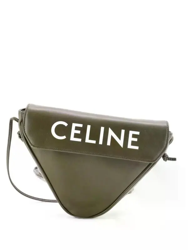 Celine Triangle Bag Leather Small Crossbody Bag