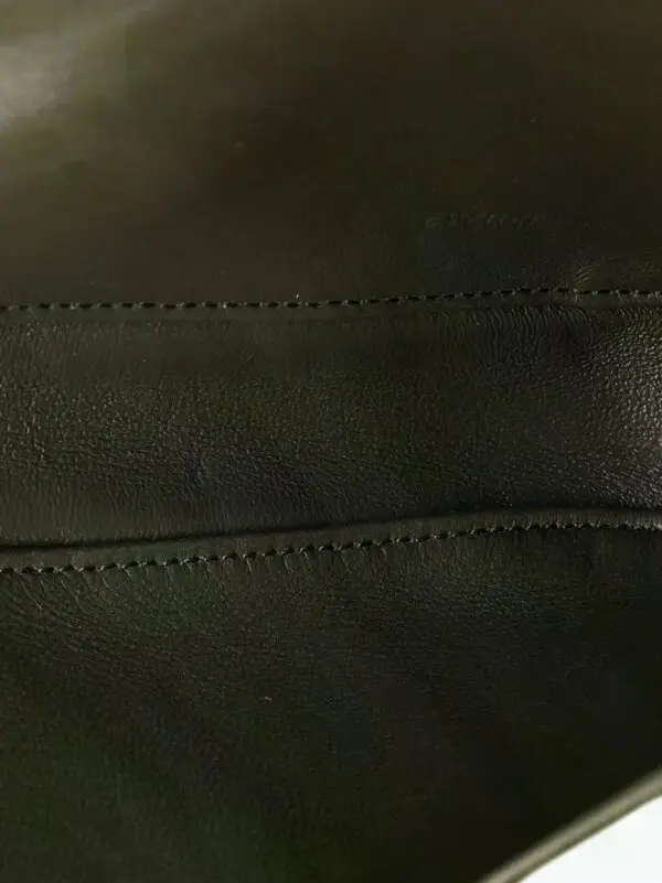 Celine Triangle Bag Small Leather Crossbody Bag - Green