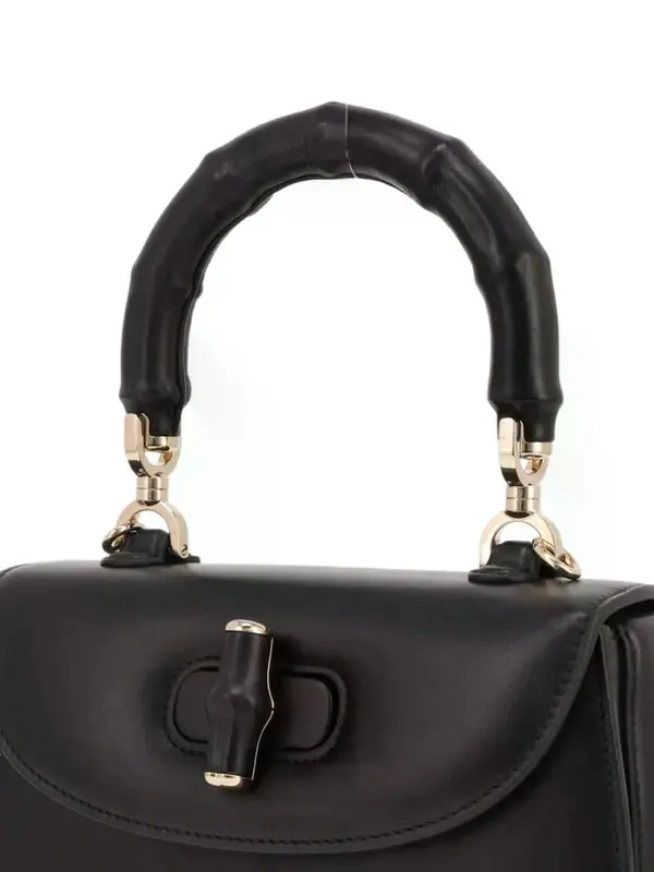 Gucci Bamboo Top Handle Bag - Black