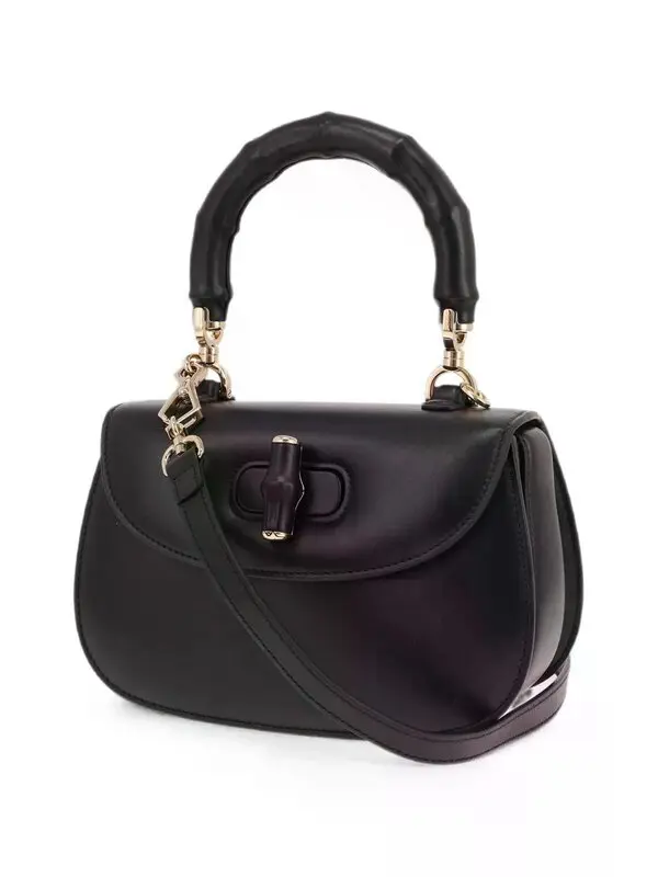 Gucci Bamboo Top Handle Bag - Black