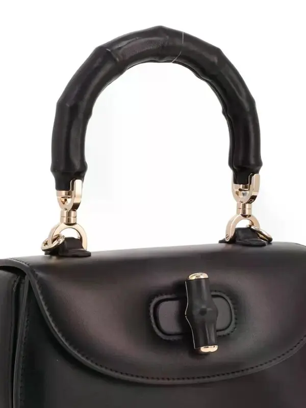 Gucci Bamboo Top Handle Bag - Black