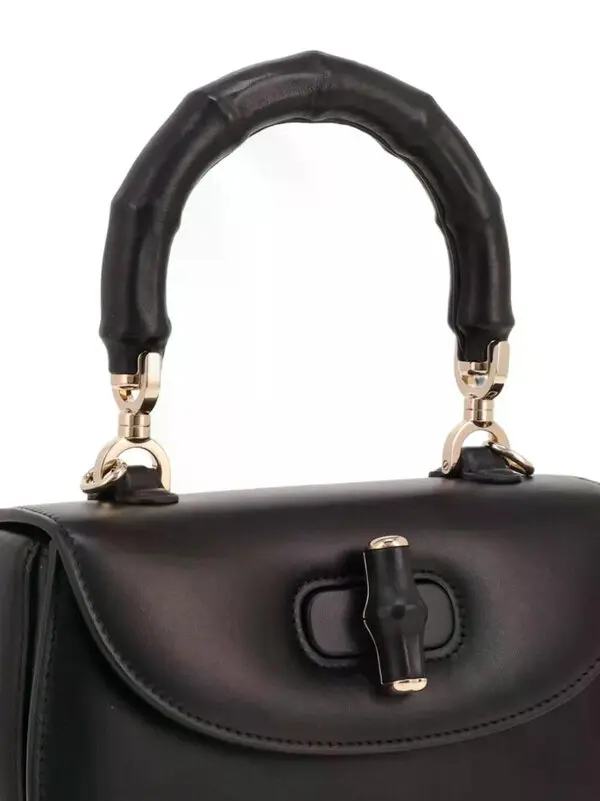 Gucci Bamboo Top Handle Bag - Black
