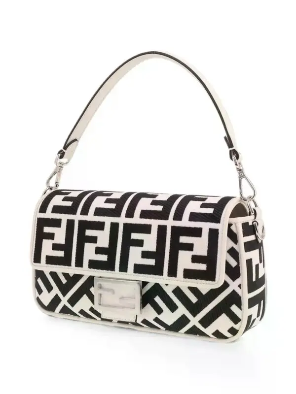 Fendi 2020s Baguette Logo-print Shoulder Bag