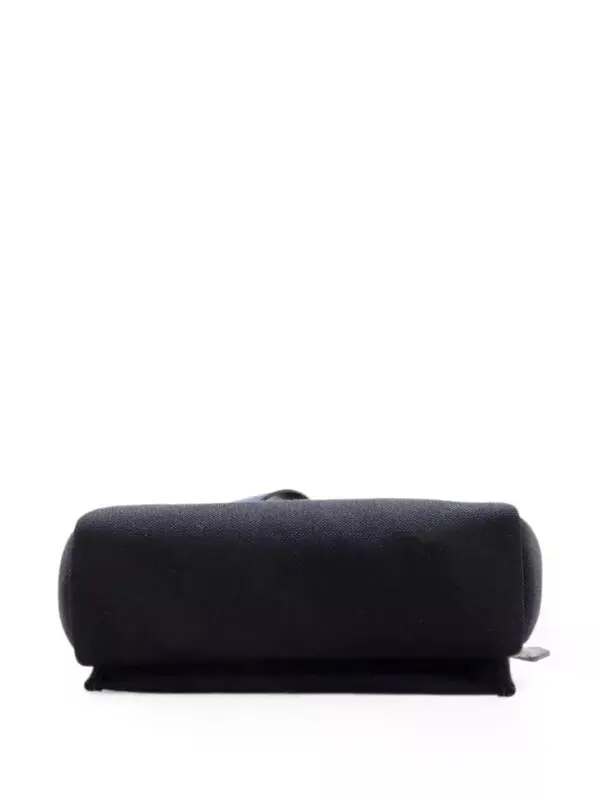 Hermès Herbag Zip Toile And Leather 20 Shoulder Bag - Black