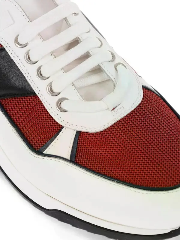 Corneliani Lace-up Leather Sneakers