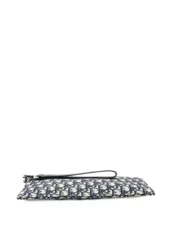 Dior Pouch Oblique Canvas Clutch Bag