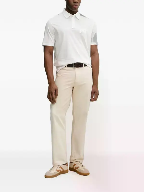 Armani Exchange Logo-patch Polo Shirt