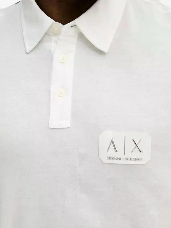 Armani Exchange Logo-patch Polo Shirt
