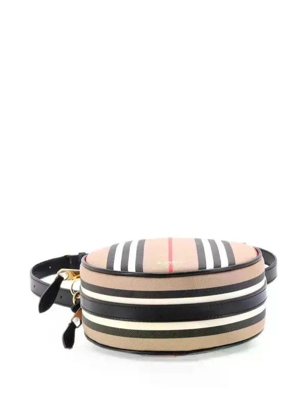 Burberry Icon Stripe E-canvas Belt Bag