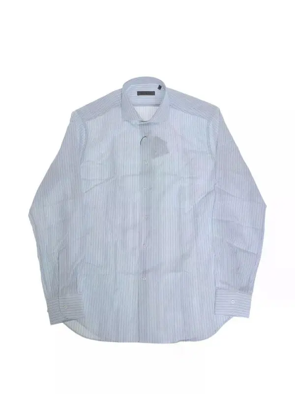 Corneliani Striped Long-sleeve Shirt