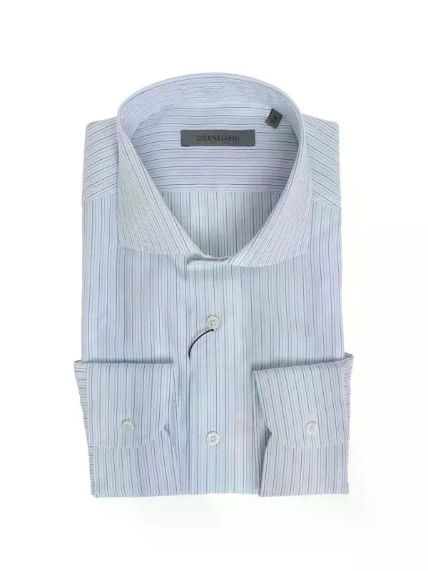 Corneliani Striped Long-sleeve Shirt