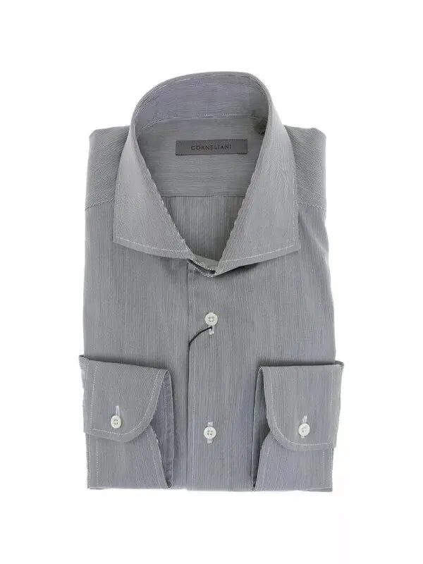 Corneliani Striped Long-sleeve Shirt