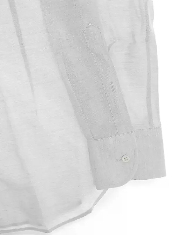 Corneliani French-collar Long-sleeve Shirt - Grey