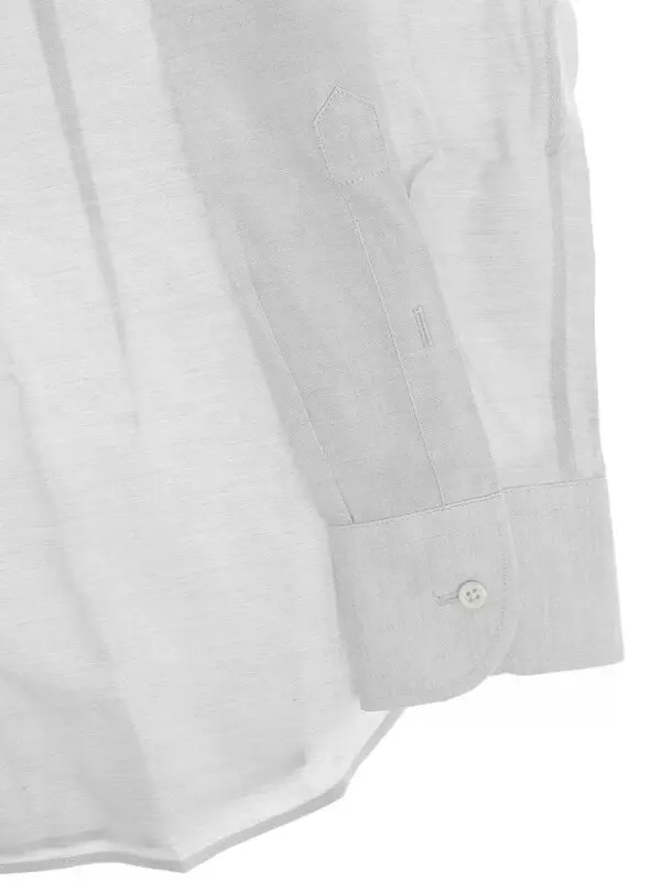 Corneliani French-collar Long-sleeve Shirt - Grey