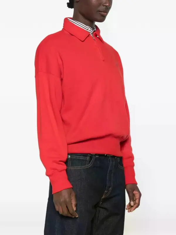 Polo Ralph Lauren Quarter-zip Logo-embroidered Polo Sweater