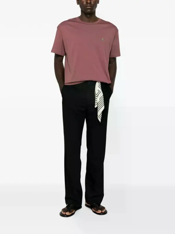 VIVIENNE WESTWOOD Orb-embroidered T-shirt
