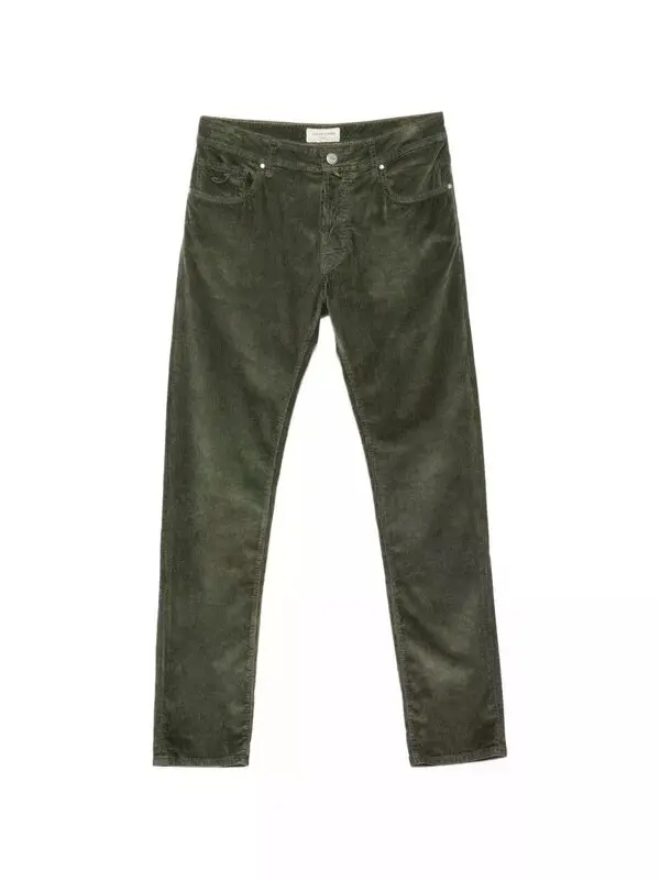Jacob Cohen Corduroy Logo-patch Trousers