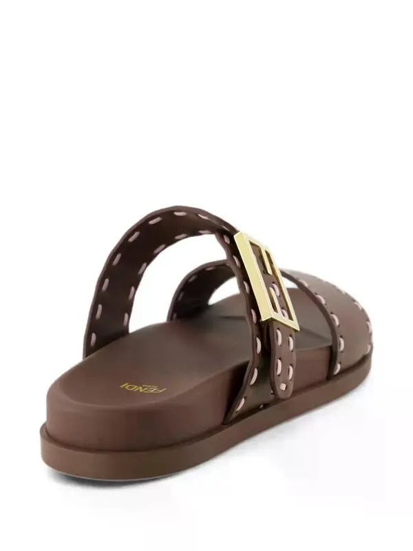 Fendi Feel Sandals - Brown