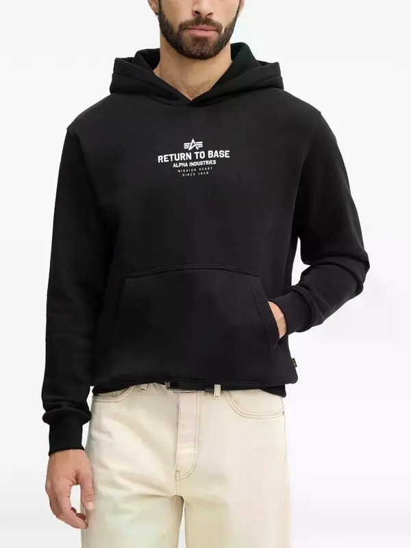 Alpha Industries Return To Base" Graphic Hoodie