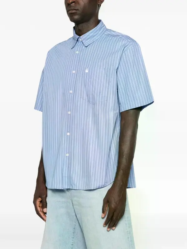 Carhartt Work In Progress Vertical-stripe Short-sleeve Shirt