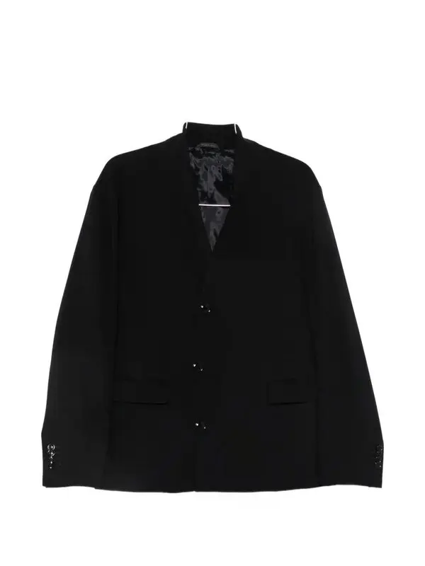 Giorgio Armani Collarless Single-breasted Jacket