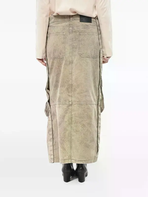 Y/project Maxi Cargo Denim Skirt