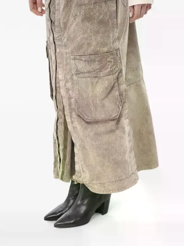 Y/project Maxi Cargo Denim Skirt