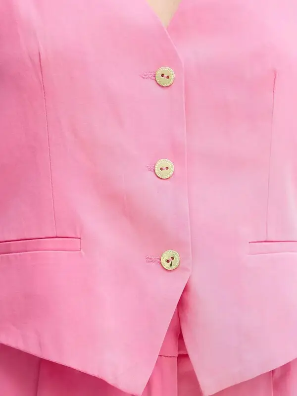 Lola Casademunt Sleeveless Button-up Waistcoat