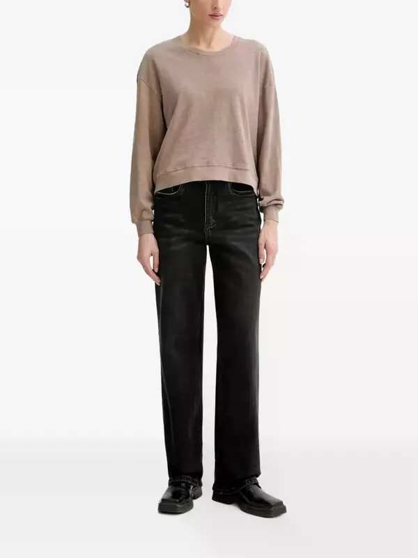 American Vintage Dropped-shoulder Long-sleeve Sweatshirt