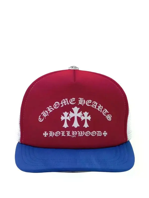 Chrome Hearts Triple Cross Hollywood Trucker Hat