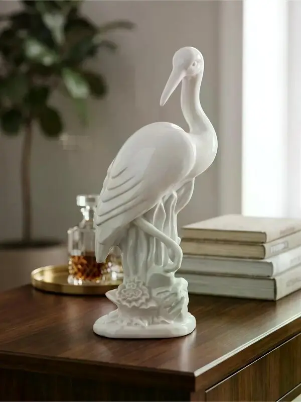 ENZO DE GASPERI Heron Oval-base Sculpture